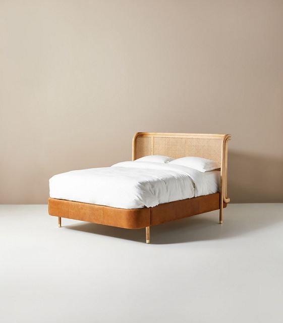 Heatherfield Leather Bed | AnthroHome