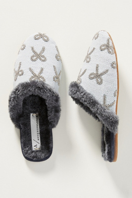 Elsa Beaded Slippers | Anthropologie