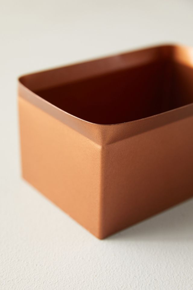 Copper Storage Box with Wood Lid | Terrain