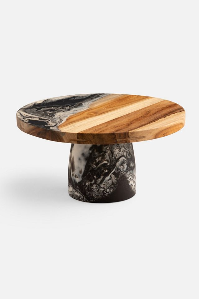 Blue Pheasant Austin Teak Cake Stand | AnthroHome