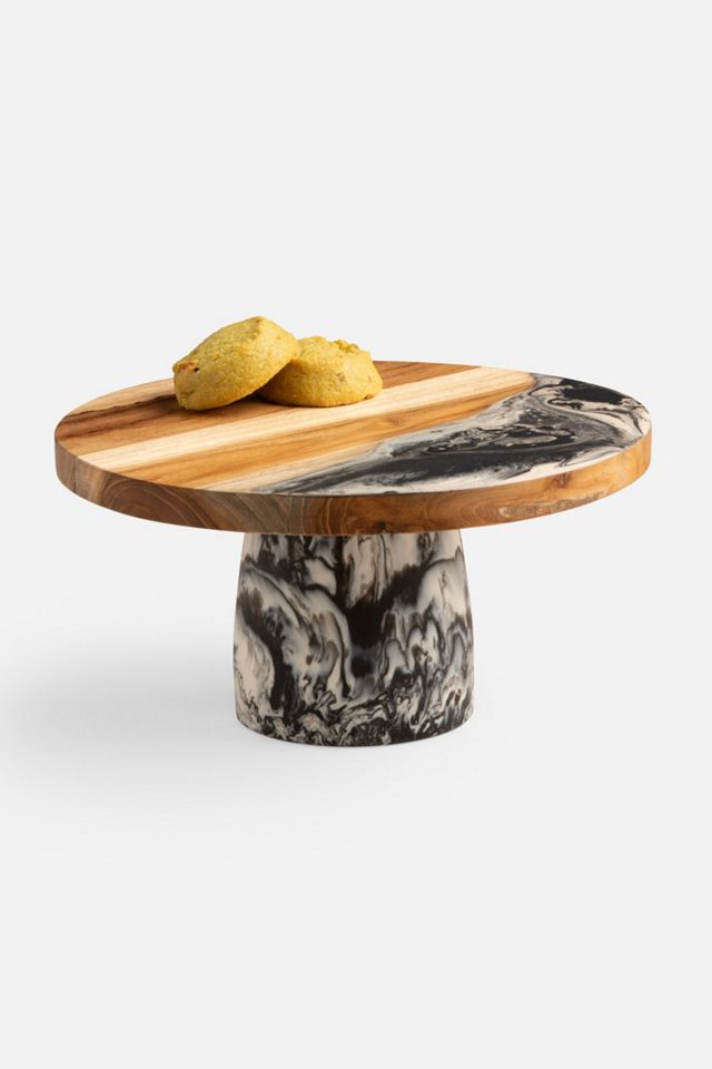 Blue Pheasant Austin Teak Cake Stand | AnthroHome