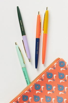 Pencil & Paper Co. Take Note Pens, Set of 4 | Anthropologie