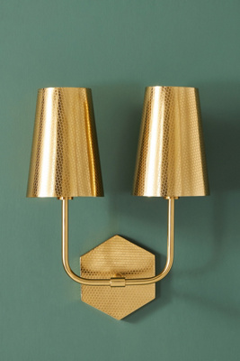 Honeycomb Double Sconce | AnthroLiving