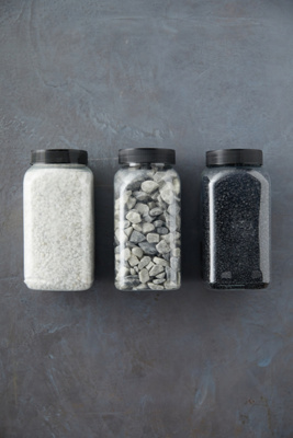 Monochrome Marble Toppers, Set of 3 | AnthroLiving