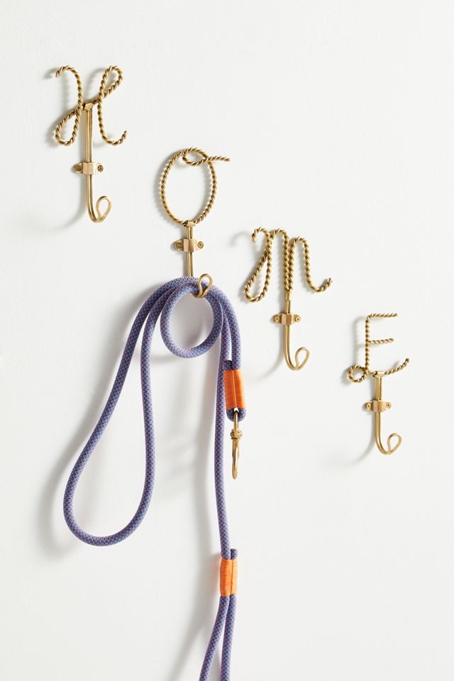 Bryn Monogram Hook | Anthropologie