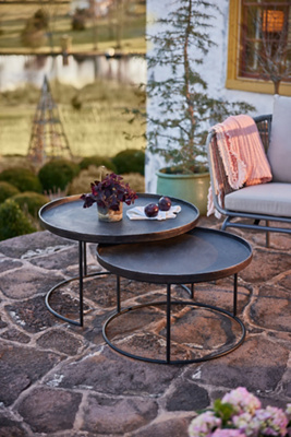 Round Nesting Coffee Tables | Terrain