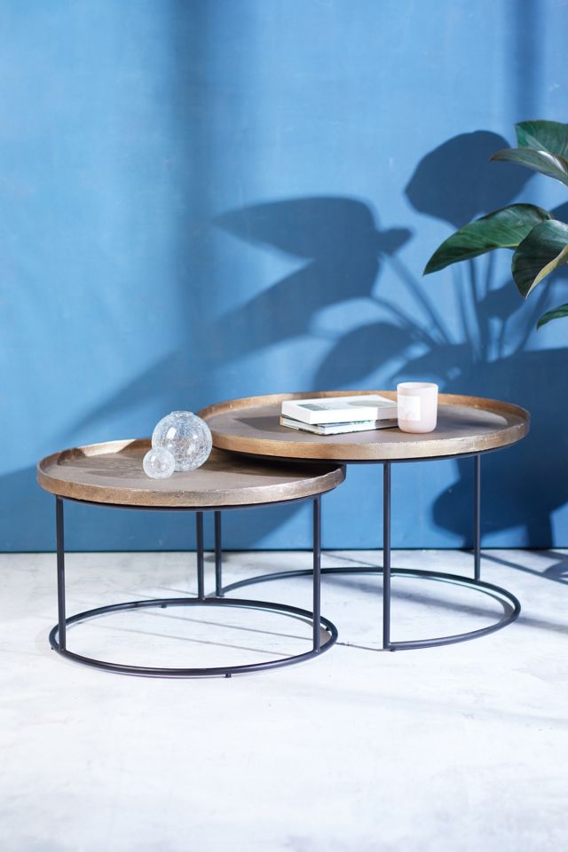 Round Nesting Coffee Tables | AnthroLiving