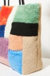 Primecut Patchwork Shearling Tote Bag | Anthropologie