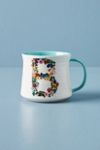 Nathalie Lete Bouquet Monogram Mug | Anthropologie