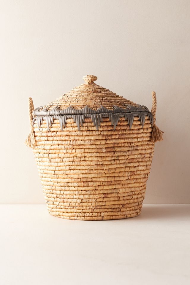 Woven Straw Baskets, Set of 3 | Terrain