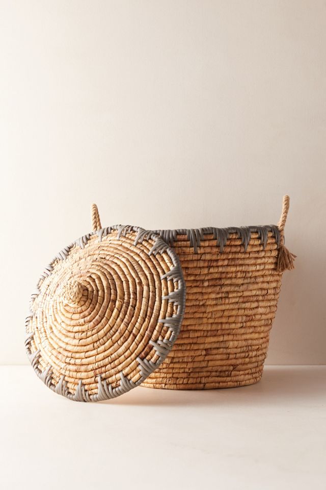 Woven Straw Baskets, Set of 3 | Terrain