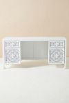 Handcarved Lombok Executive Desk | AnthroLiving