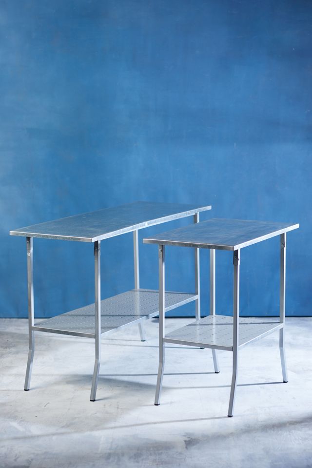 Galvanized Steel Garden Console | Anthropologie