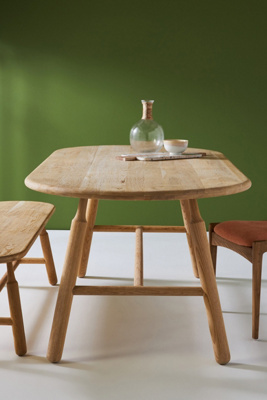 Dowel Oak Dining Table | Anthropologie