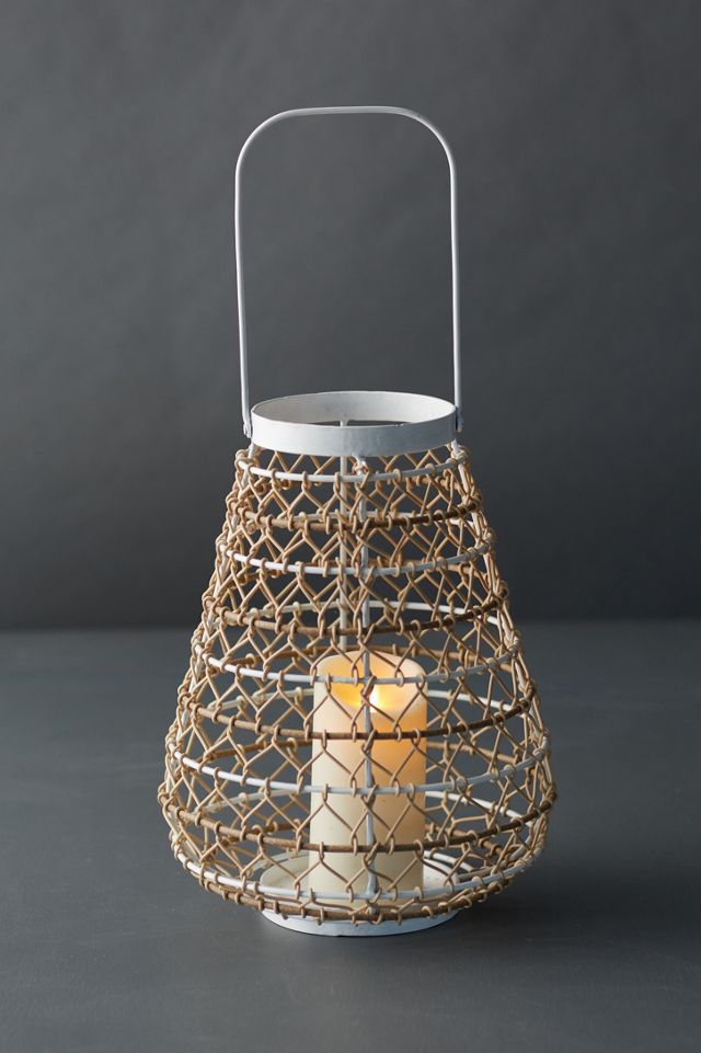 Woven Aluminum Lantern | Terrain