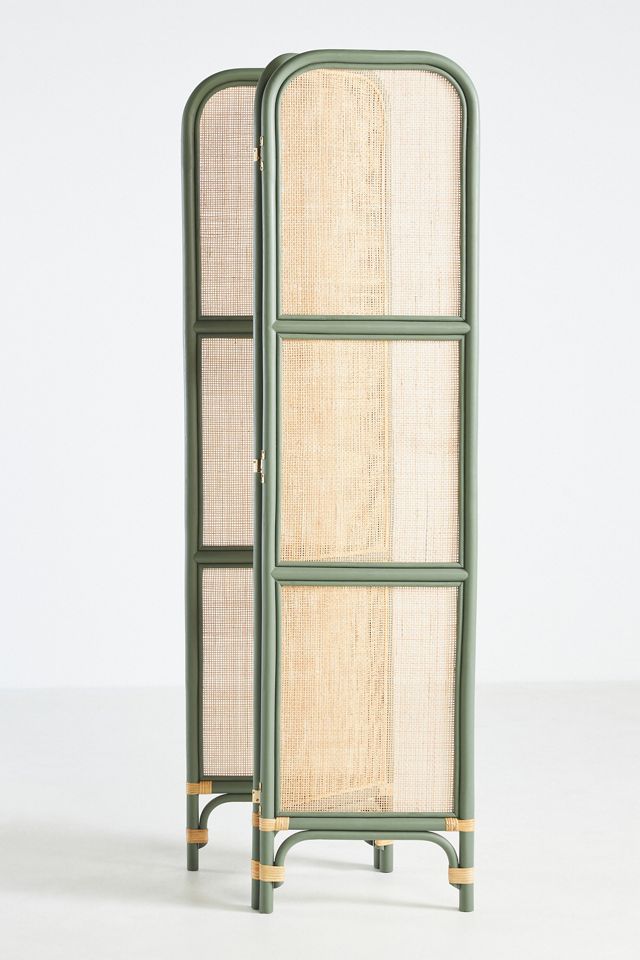 Scarlett Rattan Room Divider Screen | AnthroLiving