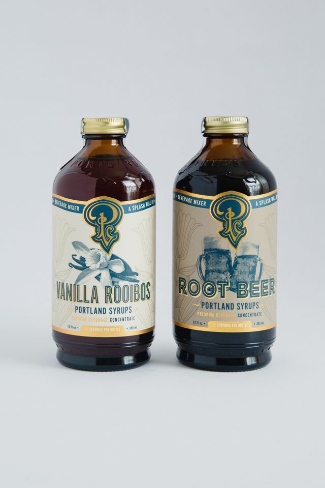 Portland Syrups Root Beer and Vanilla Rooibos Syrup, Set of 2 ...