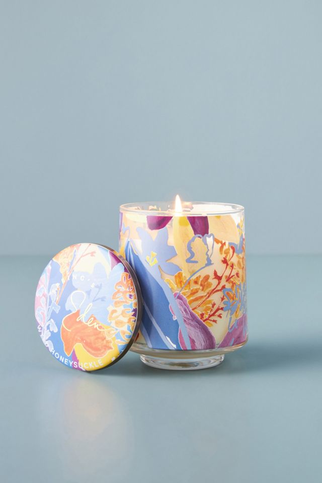 Spring's Eden Glass Candle | Anthropologie