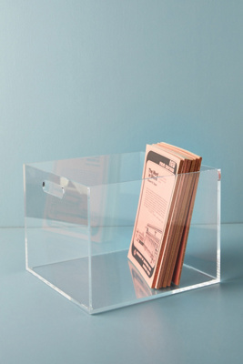 Abbi Acrylic File Box | Anthropologie