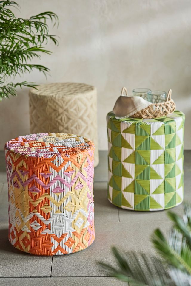 Havana Cylinder Stool | Anthropologie