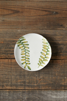 Green Leaves Salad Plate | Terrain