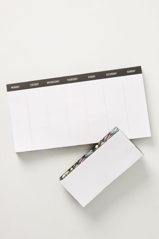 Luke John Matthew Arnold Technicolor Floral Notepad | AnthroLiving