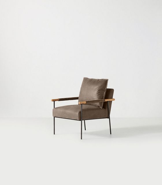 Atticus Leather Chair | AnthroLiving