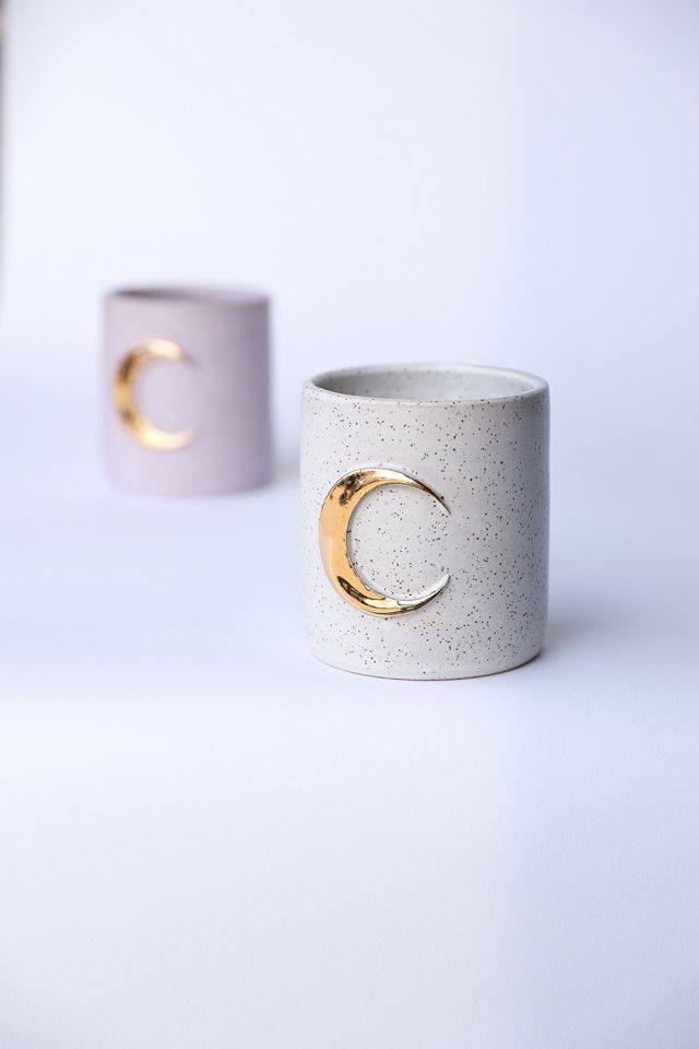Earth + Element Ceramics Gold Moon Cups | Anthropologie