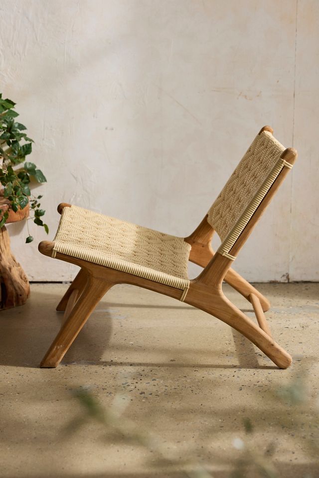 Teak rattan chair store