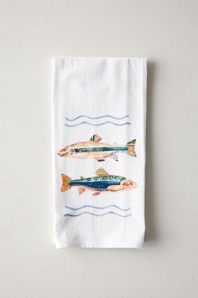 Fish Friends Dish Towel | Terrain