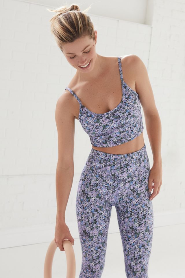 Beach Riot Violet Sports Bra | Anthropologie