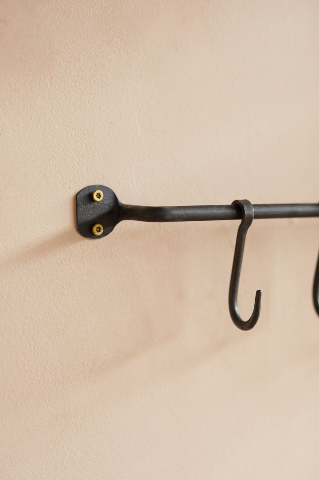 Iron Rail with 5 Hooks | AnthroLiving
