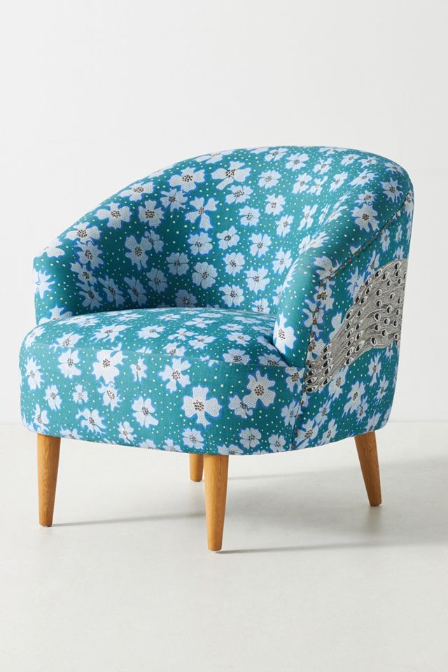 Florence Balducci Peacock Accent Chair | Anthropologie UK