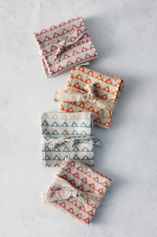 Angles + Spheres Linen Napkin | Terrain