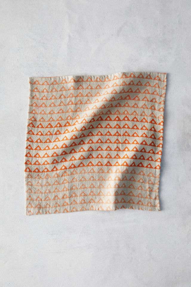Angles + Spheres Linen Napkin | Terrain