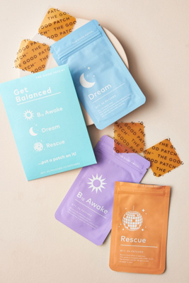 The Good Patch Get Balanced Patch Set | Anthropologie