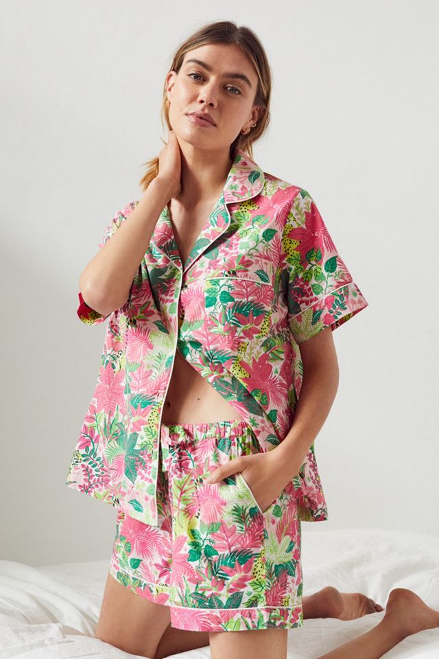 Tropical Oasis Pajama Set | Anthropologie