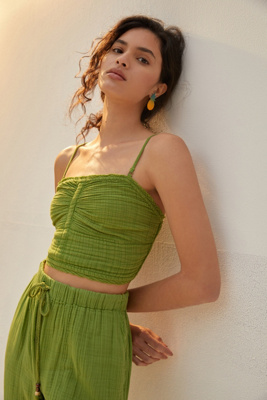 Smocked Crop Top | Anthropologie