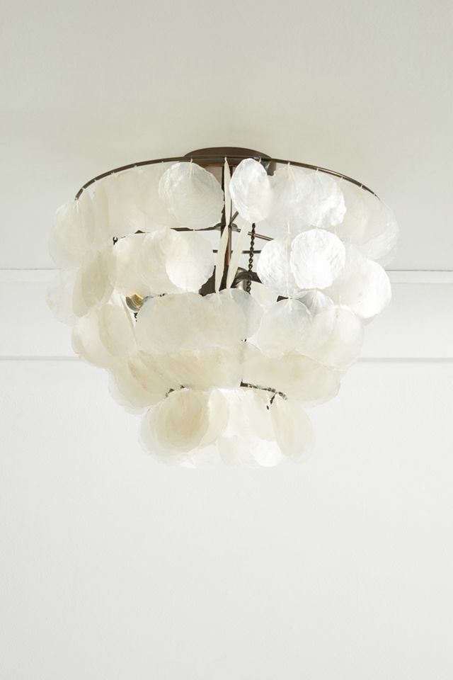 Islais Capiz Flush Mount | Anthropologie