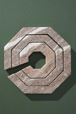 Thornwood Marble Trivets, Set of 2 | Anthropologie