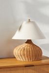 Natural Rattan Table Lamp | AnthroLiving
