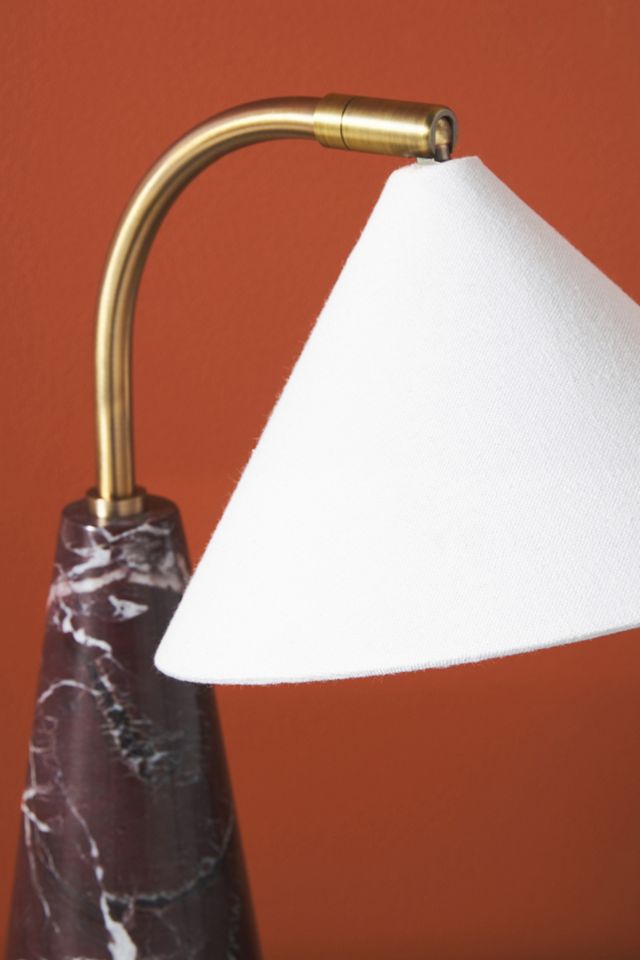Miles Marble Task Lamp | AnthroLiving