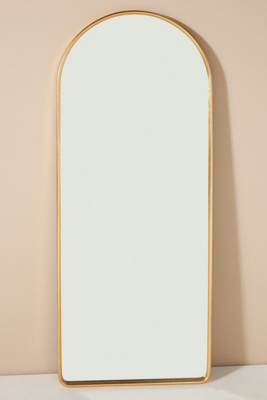 Calloway Metal Arch Floor Mirror | AnthroHome
