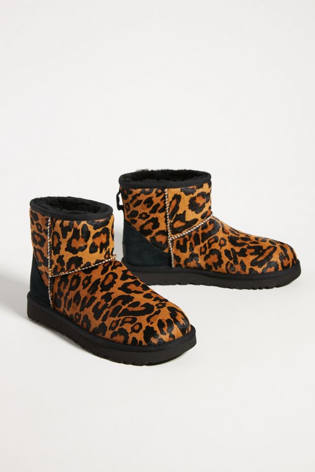 UGG Leopard-Printed Classic Mini Boots | Anthropologie