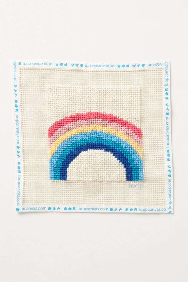 Kids Rainbow Needlepoint Kit | Anthropologie