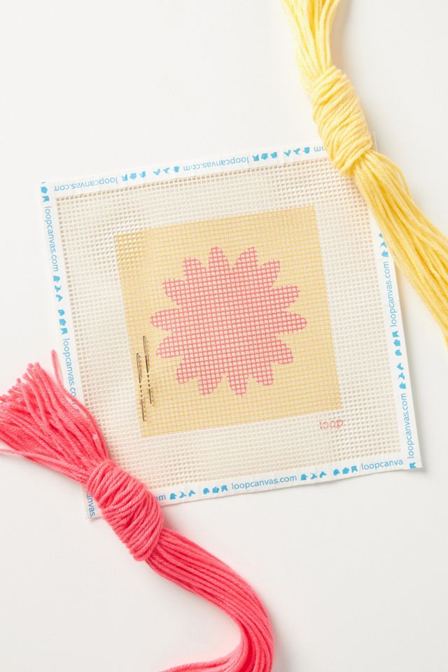 Kids Flower Needlepoint Kit | Anthropologie