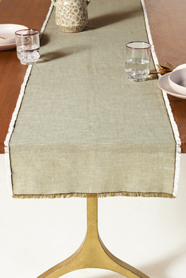 Crossweave Table Runner | Anthropologie