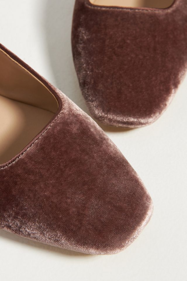 Sam Edelman Michaela Velvet Mary Jane Flats | Anthropologie
