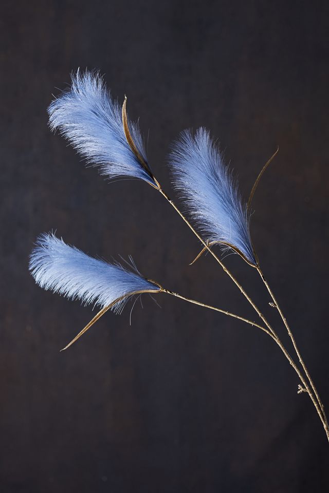 Faux Varia Feather Spray | AnthroLiving