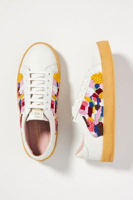 Laidback London Patchwork Sneakers | Anthropologie
